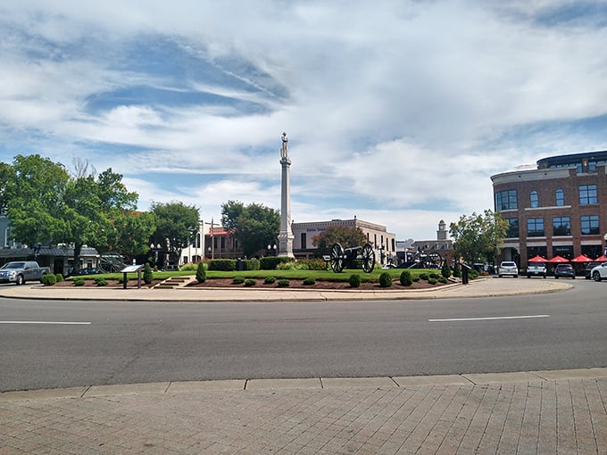 Downtown Franklin's town square serves as the community's living room &ndash; if your living room happened to be immaculately maintained and historically significant.