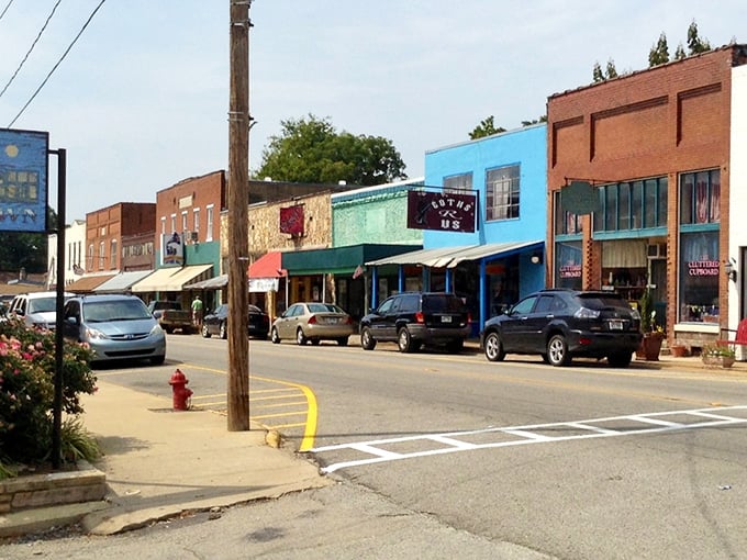 The colorful storefronts of downtown Hardy aren't just pretty facades&mdash;they're living museums where modern shoppers hunt for yesterday's treasures.