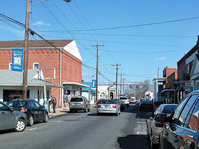 Downtown Millsboro buzzes with local charm, where brick buildings house family businesses that have served generations. No chain stores needed here!