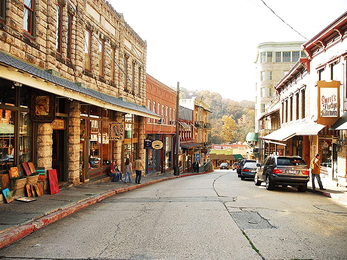 Strolling down Spring Street feels like time travel with better plumbing. These historic storefronts have witnessed more than a century of Ozark stories.