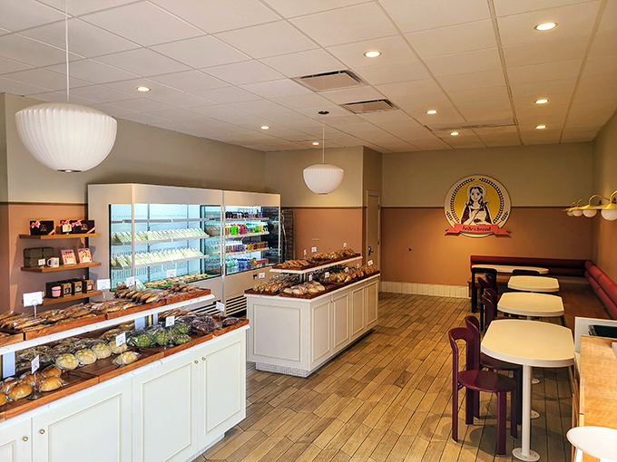 Step inside and behold the bakery wonderland. Those display cases aren't just furniture&mdash;they're portals to Tokyo that somehow materialized in Ohio.