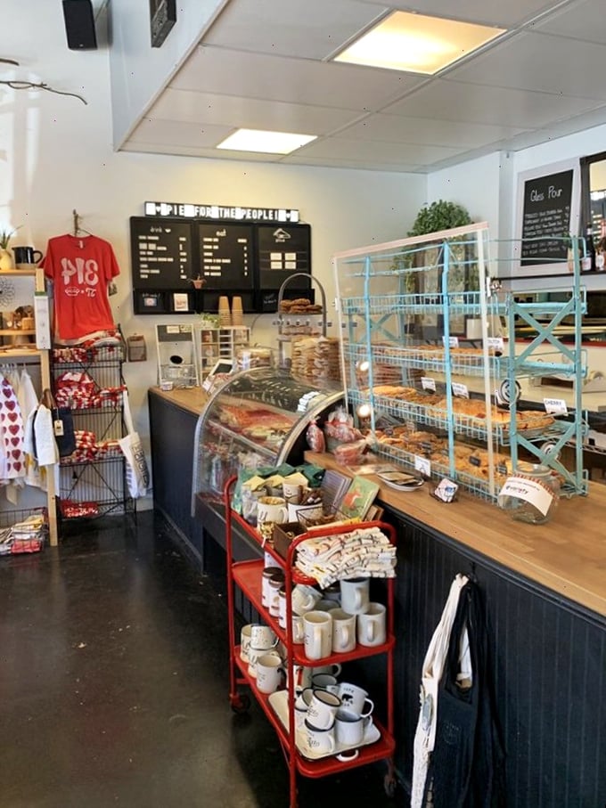 Inside awaits a treasure trove of baked wonders. The display shelves aren't just holding pies&mdash;they're showcasing edible art waiting to change your day.