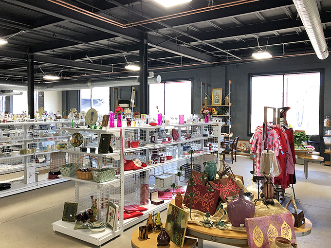 A wonderland of organized chaos where vintage treasures and modern castoffs coexist in surprising harmony. Your next conversation piece is hiding somewhere in here.