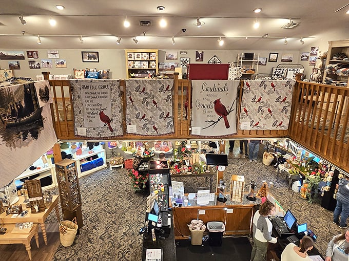 Carlisle Gifts offers treasures beyond the dining room&mdash;a wonderland of handcrafted items where your wallet mysteriously empties itself while your heart fills up.