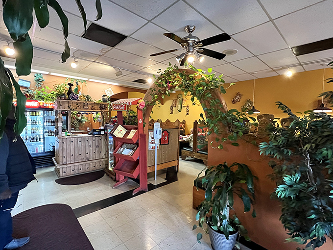 Step inside and the warm yellow walls, lush plants, and charming decor immediately transport you from Idaho to a family restaurant in central Mexico.