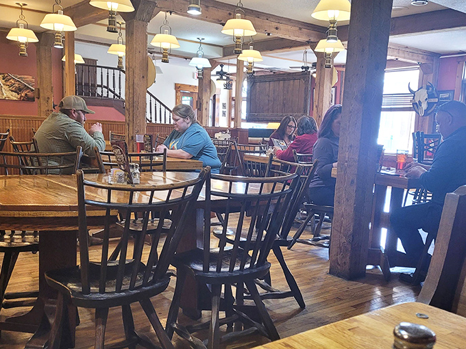 Exposed wooden beams and Windsor chairs aren't just decoration&mdash;they're witnesses to over 160 years of conversations, celebrations, and countless "please pass the gravy" requests.