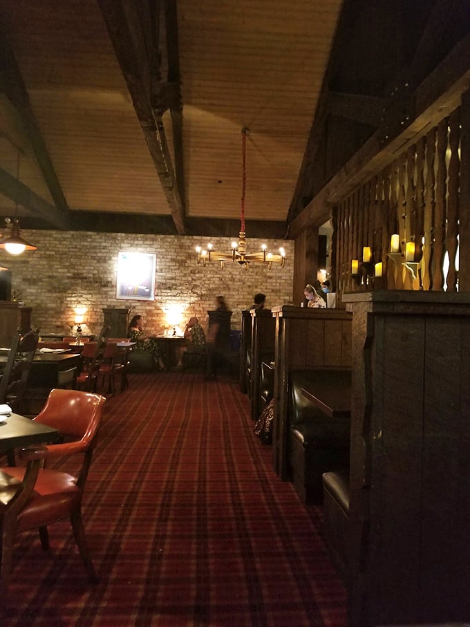 Step inside and time slows down&mdash;exposed brick walls, wooden beams, and that perfectly dimmed lighting creating the restaurant equivalent of a warm hug.