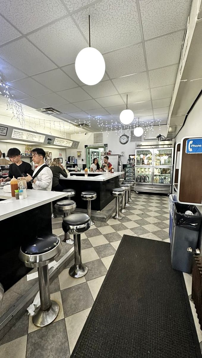 Time travel isn't science fiction&mdash;it's the black and white checkered floor and chrome stools at Peter Pan, where nostalgia comes standard.