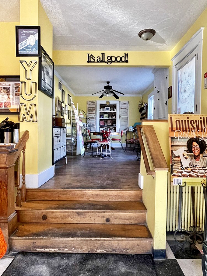 Step inside to sunny yellow walls and vintage charm, where the motto "It's all good!" isn't just decor&mdash;it's an ironclad promise about everything in the display cases.