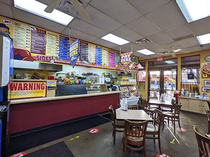 The menu board looms overhead like the scoreboard at Wrigley Field, full of possibilities and zero disappointments.