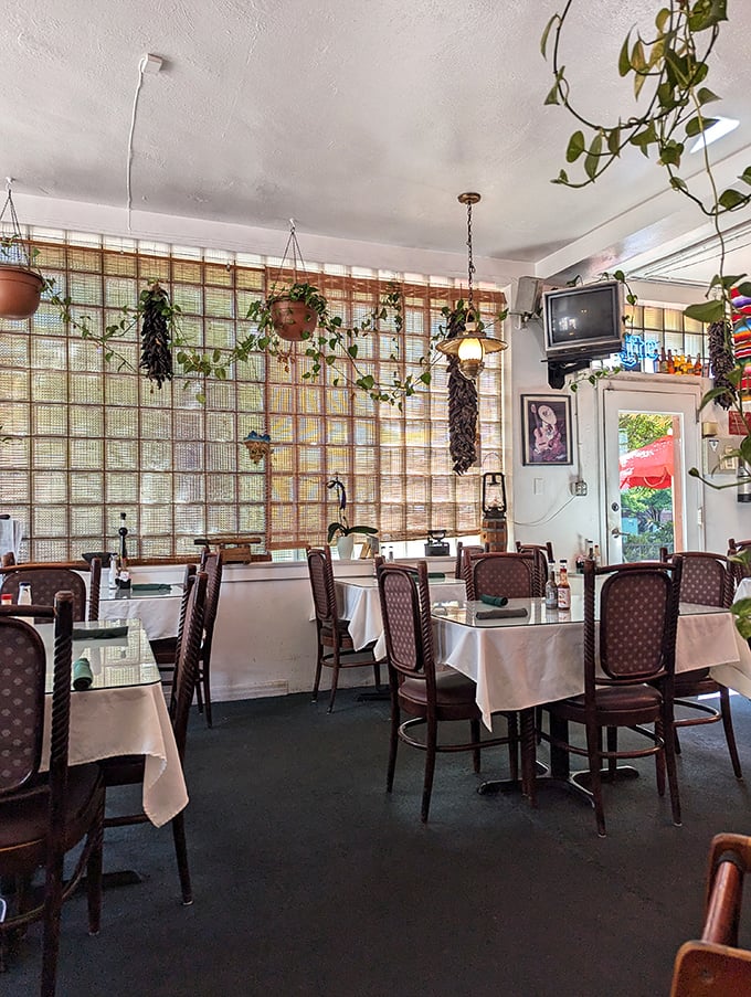 Step inside and the hanging plants, bamboo shades, and religious iconography transport you to a family home in Mexico, not just another Denver restaurant.