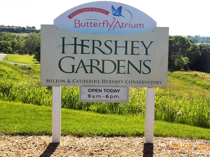 The entrance sign promises butterflies year-round. In Pennsylvania, that's like offering sunshine in February&mdash;a minor miracle worth celebrating.