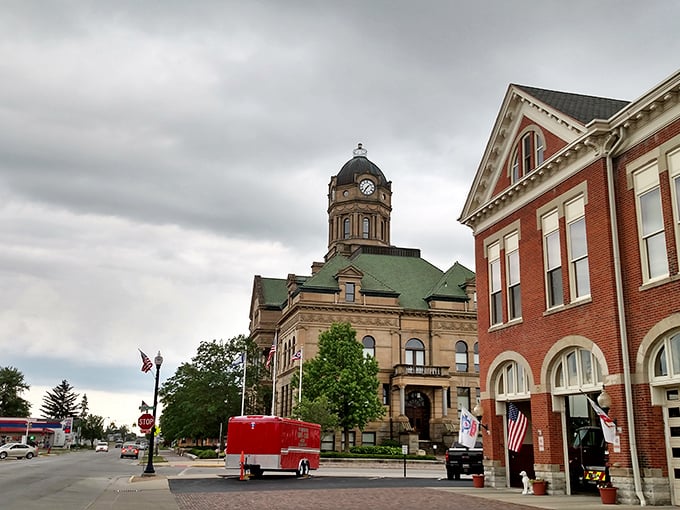 Main Street Wapakoneta isn't just preserved&mdash;it's alive with local businesses, angle parking, and that increasingly rare small-town energy you can't manufacture.