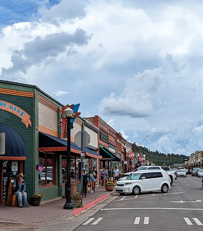 Strolling these brick-paved sidewalks feels like walking through a time portal. Classic storefronts welcome visitors with that "howdy stranger" charm you just can't manufacture.