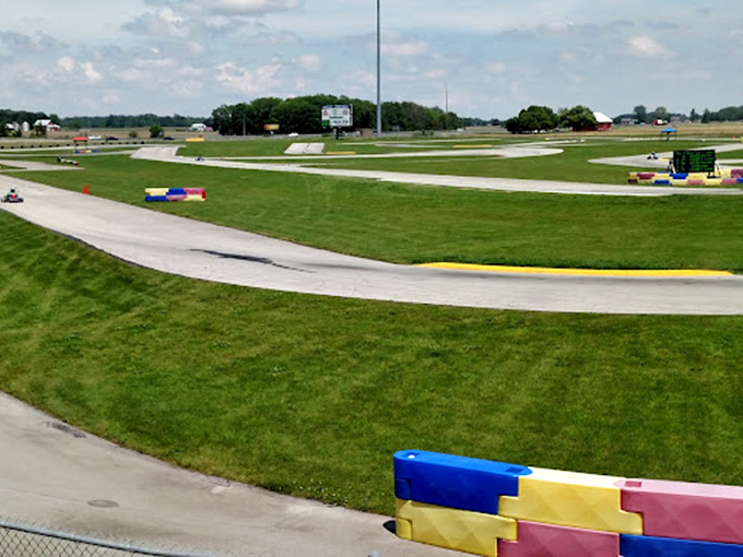 Imagine Formula 1 had a charming Midwestern cousin. This sprawling track layout offers more twists than an M. Night Shyamalan movie marathon.