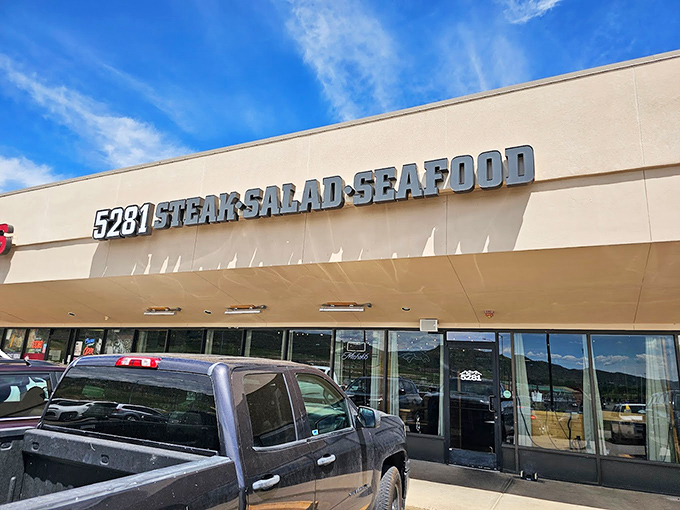 Strip mall location, five-star flavors. 5281 proves great steak doesn't need a fancy zip code to be extraordinary.