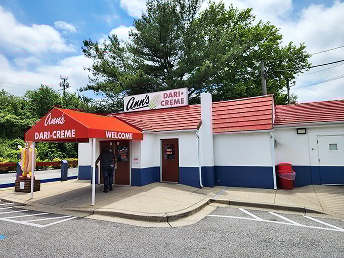 Ann's Dari-Creme stands as a time capsule of Americana, where the hot dogs are legendary and nostalgia comes standard with every order.