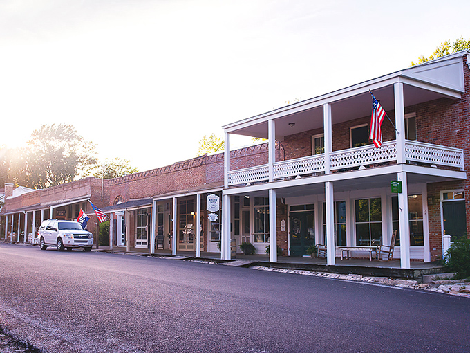 Arrow Rock's historic storefronts transport you to a simpler time when "fast food" meant the horse wasn't tired.