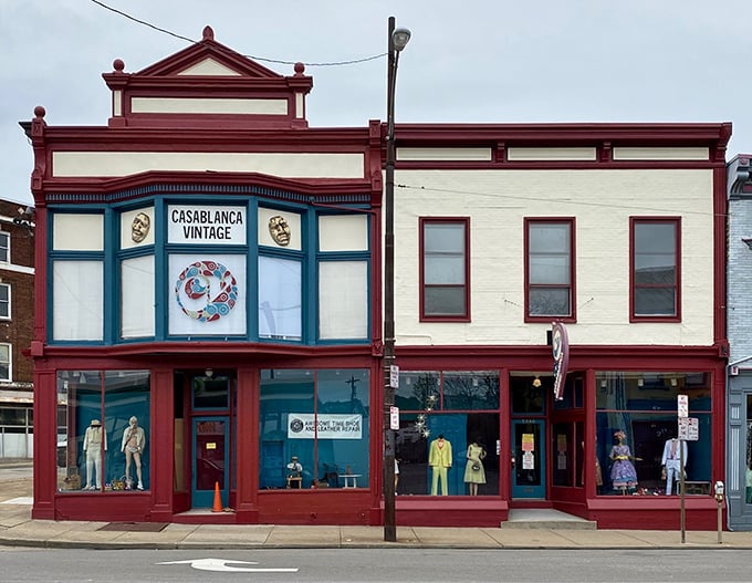 Casablanca Vintage's historic fa&ccedil;ade isn't just a storefront&mdash;it's a portal to decades past, where polyester and platform shoes still reign supreme.
