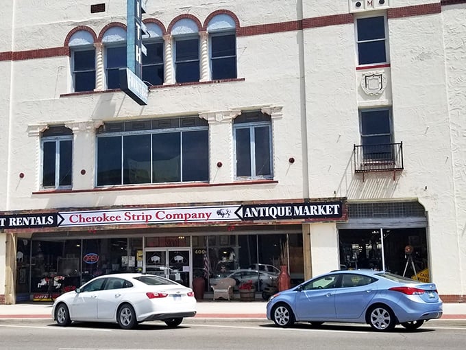 This historic white facade houses more stories than your grandfather after his third cup of coffee.