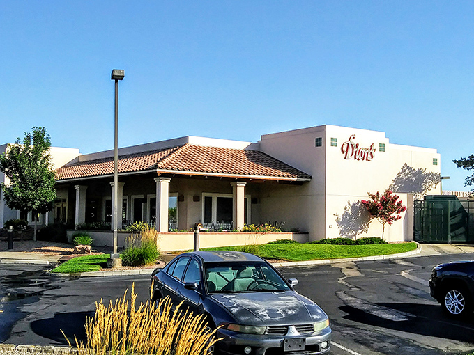 Dion's stands like a pizza fortress in the New Mexico landscape &ndash; no moat necessary when your ranch dressing has its own fan club.