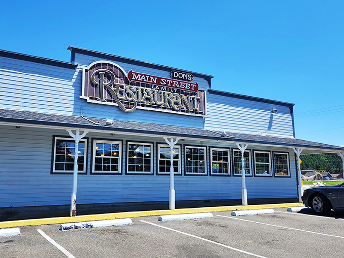 Don's Main Street Family Restaurant (Reedsport): That iconic blue exterior promises comfort food nirvana&mdash;like a lighthouse guiding hungry souls to breakfast paradise.