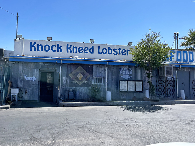 Knock Kneed Lobster's weathered blue sign has guided hungry Phoenicians to seafood nirvana longer than most GPS systems have existed.