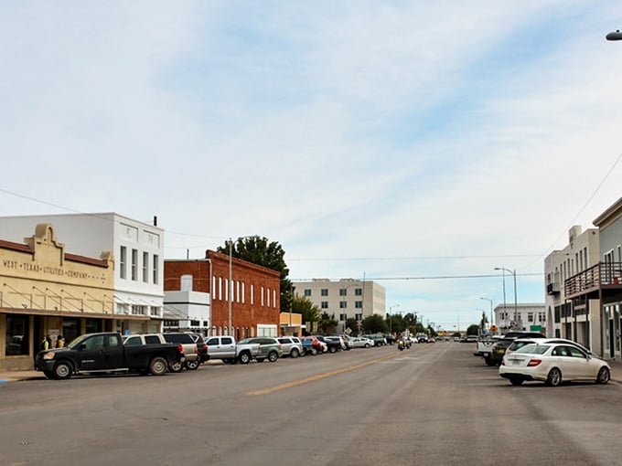 Marfa's minimalist downtown could be a movie set where art gallery owners and cowboys tip hats in passing.