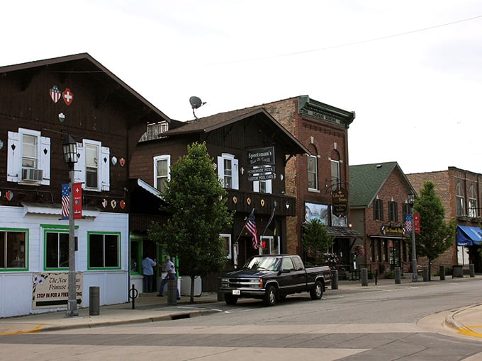 New Glarus' Old Mill Shops look like they were plucked from a Swiss storybook. Expect yodeling to break out at any moment.