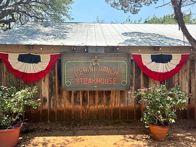 Perini Ranch's humble entrance is the beef equivalent of a speakeasy&mdash;only the worthy know what awaits beyond that neon sign.