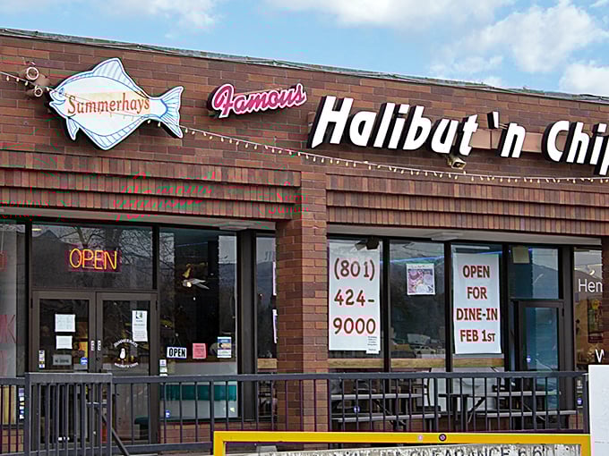 Summerhays' classic brick exterior hides a treasure trove of crispy, golden fish that would make Neptune himself jealous.