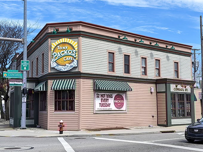 Tony Packo's corner presence in Toledo is like the Godfather of hot dog joints &ndash; commanding respect with every Hungarian-spiced bite.