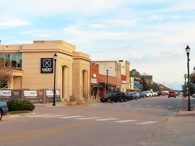 Historic storefronts in Beaufort tell tales of pirates and seafarers while modern shops beckon with treasures.