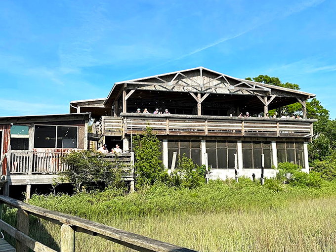 Dining with a marsh view that's worth more than the menu prices. Bowens Island knows seafood isn't about white tablecloths.
