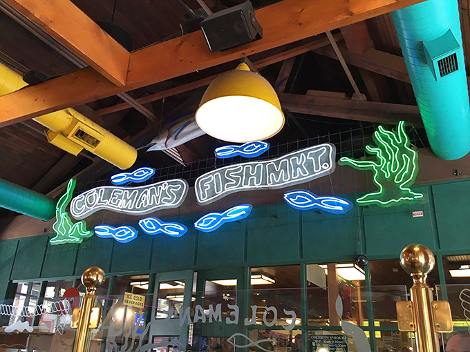 Wooden beams, bright colors, and that iconic neon sign &ndash; Coleman's isn't just a market, it's a Wheeling institution.