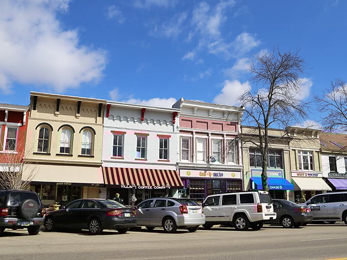These aren't just buildings; they're time machines with awnings. Granville's main street makes you want to park the car and wander aimlessly.