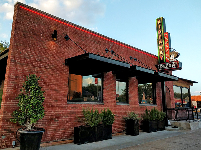 Neon lights, retro vibes, and pizzas that could make the Ninja Turtles jealous. Hideaway is where nostalgia meets deliciousness.