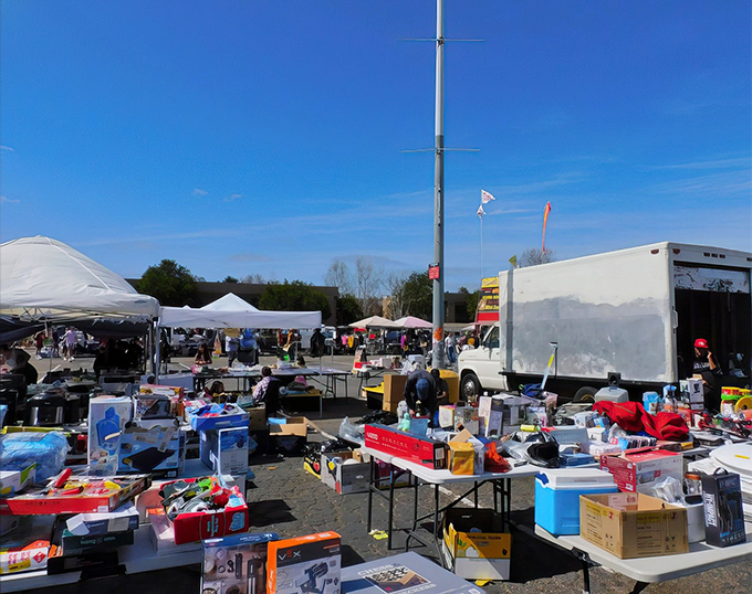 Tables loaded with possibilities! Kobey's Swap Meet is where your next conversation piece is hiding in plain sight.