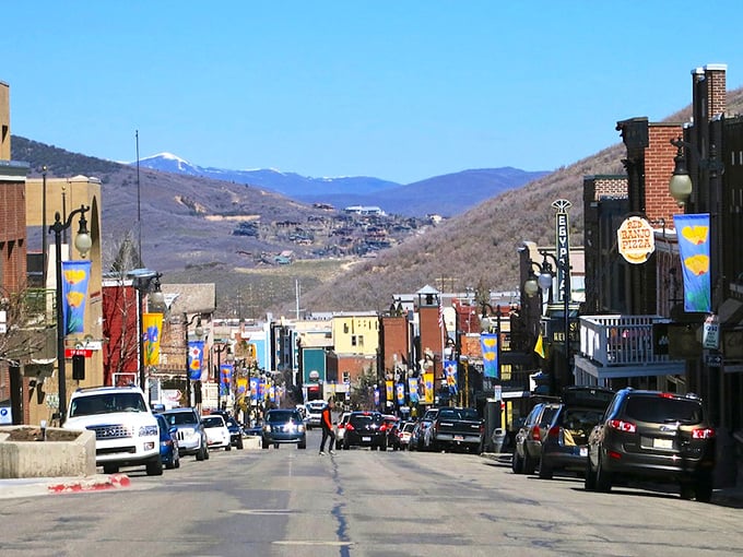 Main Street Park City &ndash; where Olympic dreams and Hollywood screenplays collide against a backdrop of mountains that refuse to be upstaged.