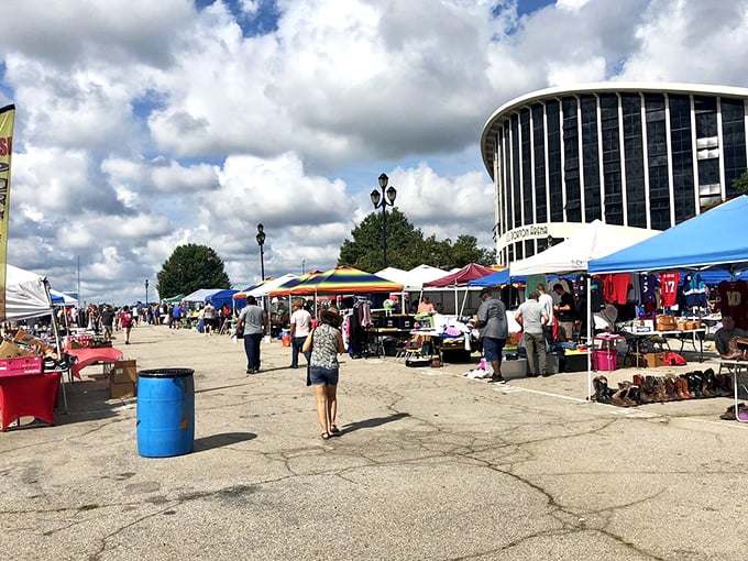 Like archeological digs for bargain hunters, every path leads to potential discoveries worth bragging about later.