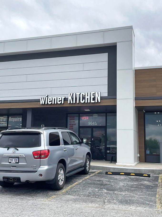 Clean lines, modern design, and hot dogs that would make your grandfather weep with joy. Tradition meets innovation here.