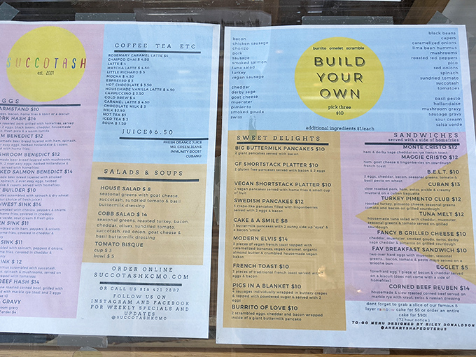 A menu that laughs in the face of indecision&mdash;build your own breakfast or surrender to their sweet and savory masterpieces.