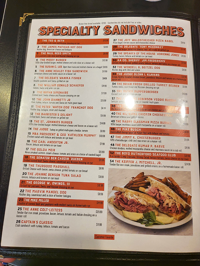 When sandwiches are named after politicians, it's the only time everyone agrees on what comes out of Washington.