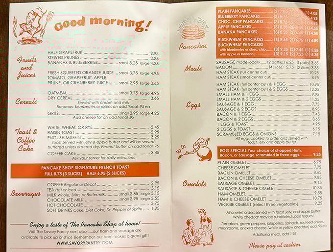 This menu isn't just a list of options&mdash;it's a roadmap to breakfast nirvana, with omelets taking center stage in this Hot Springs institution.