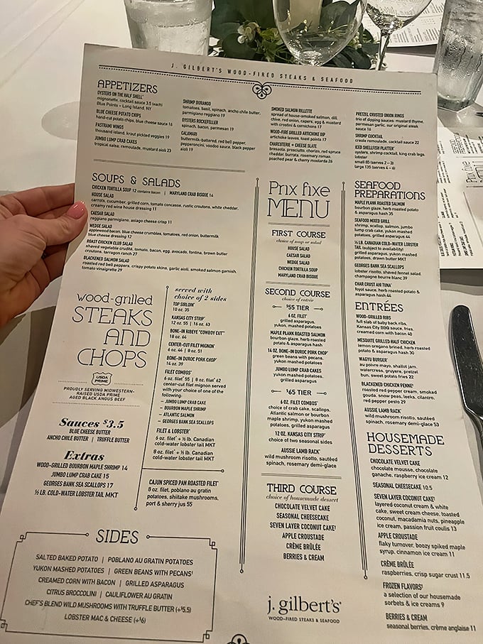 This menu isn't reading material&mdash;it's a roadmap to happiness. Each section promises a different neighborhood in Flavor Town.
