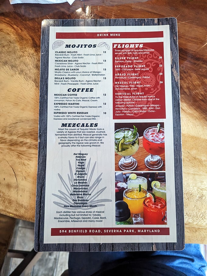 The drink menu reads like a love letter to agave spirits. Mezcal flights and Mexican mojitos? Decision paralysis has never been so delicious.