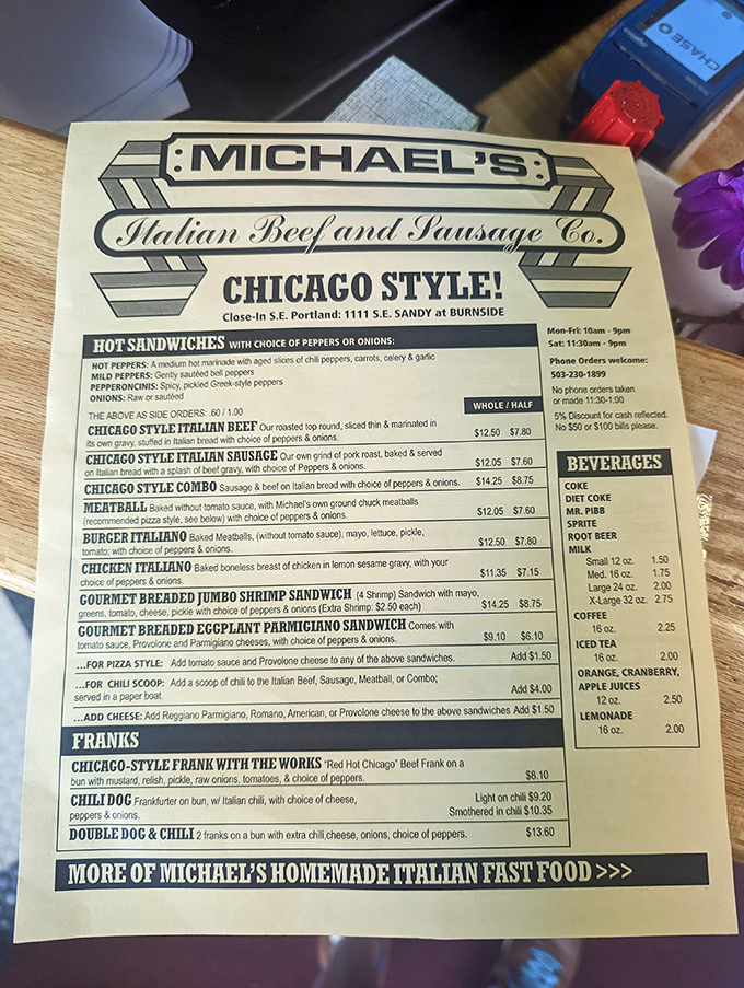 This menu isn't just a list of options&mdash;it's a roadmap to happiness. Choose your own adventure, but remember: dipped is always right.