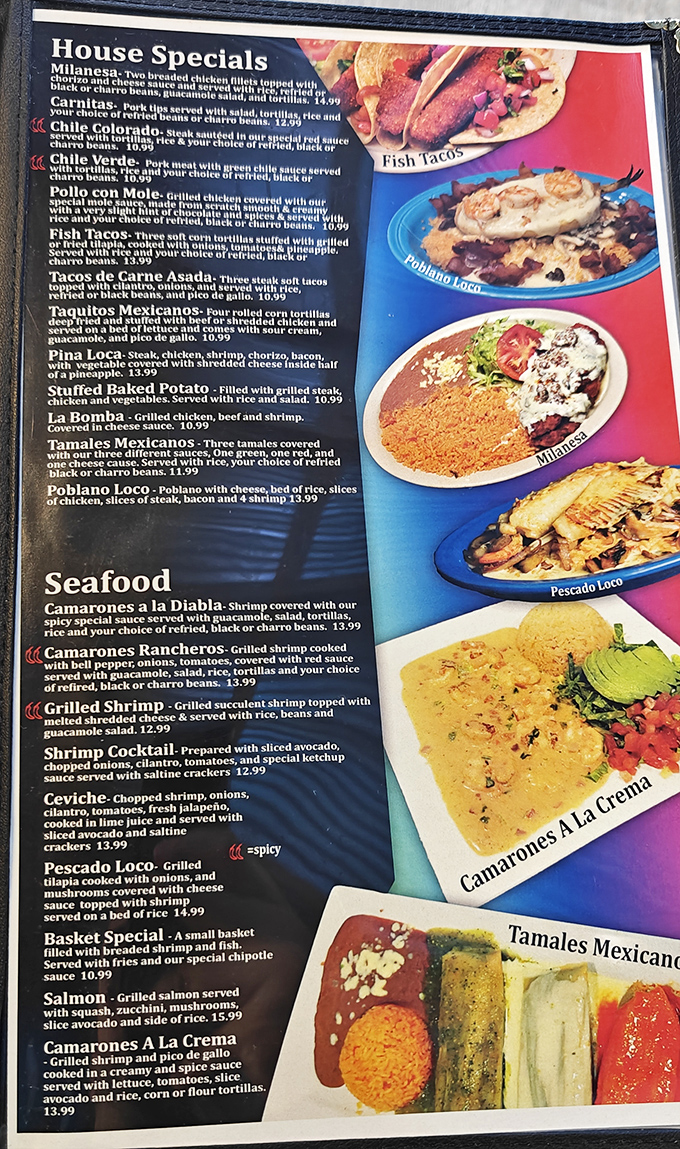 This isn't just a menu&mdash;it's a roadmap to happiness. The House Specials section alone could keep you returning weekly for a year.