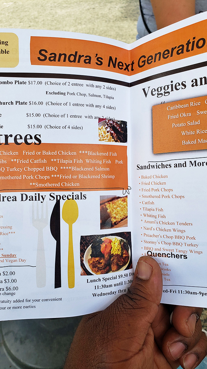 This menu isn't just a list of dishes—it's a roadmap to happiness with fried chicken as your final destination.