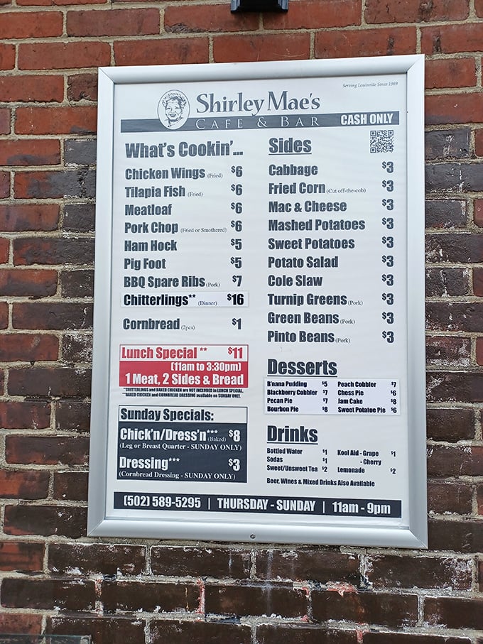 This no-nonsense menu board is like a roadmap to soul food paradise&mdash;straightforward classics executed with decades of know-how.